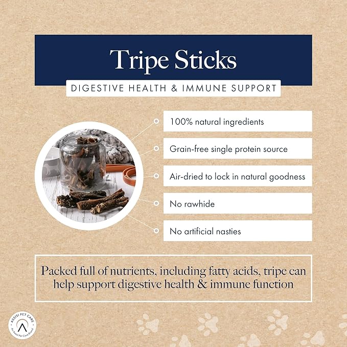 Hollings Natural Tripe Sticks - Paw Prints Pet Stores