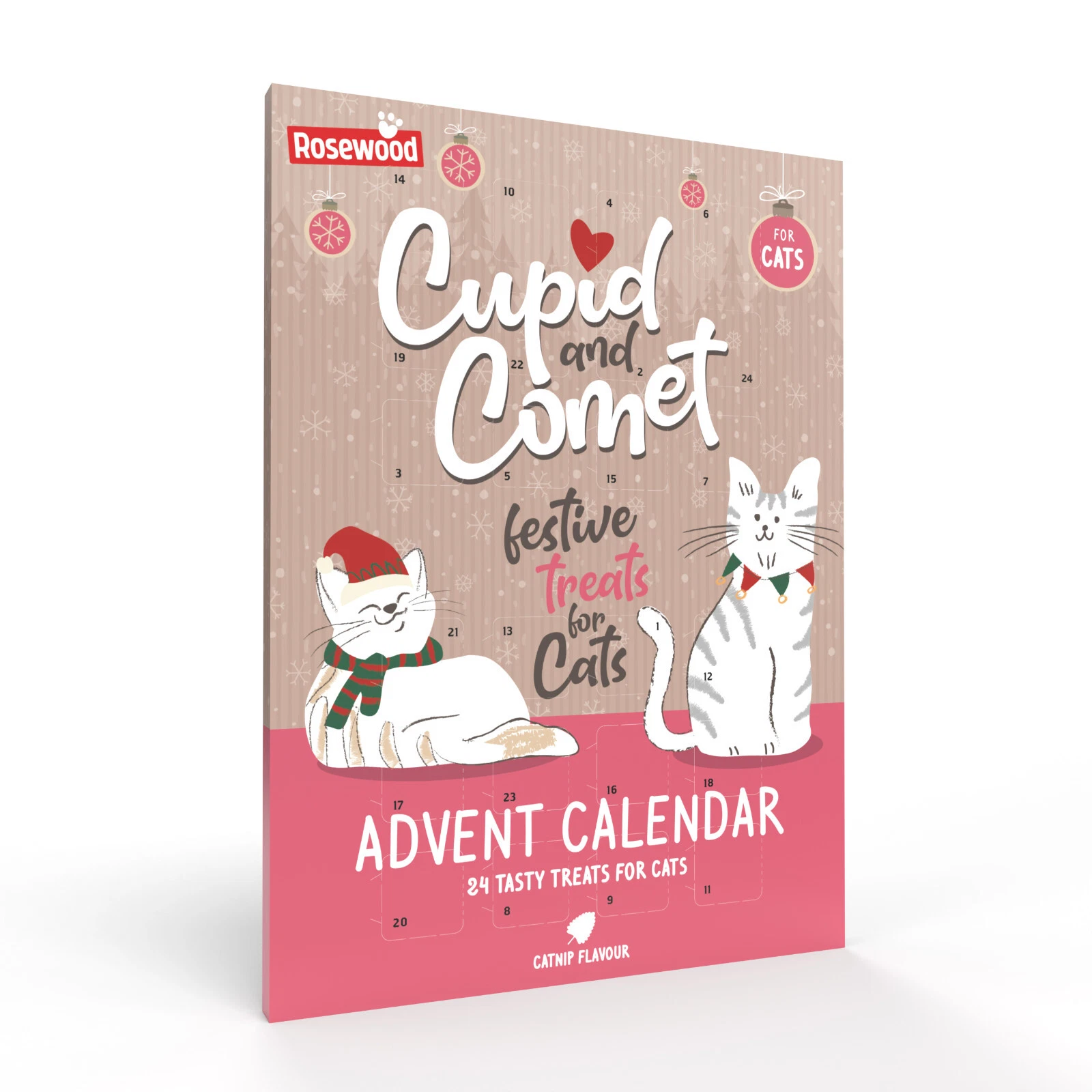 Cupid & Comet Cat Catnip Treat Advent Calendar - Paw Prints Pet Stores