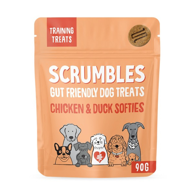 Scrumbles Dog Treats Softies Chicken and Duck Training Treats 90g - Paw ...
